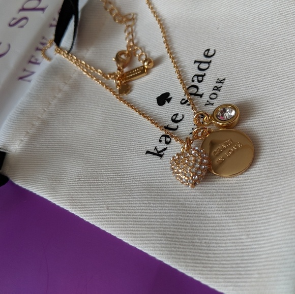 kate spade | Jewelry | New Kate Spade Gold Plated Necklace | Poshmark